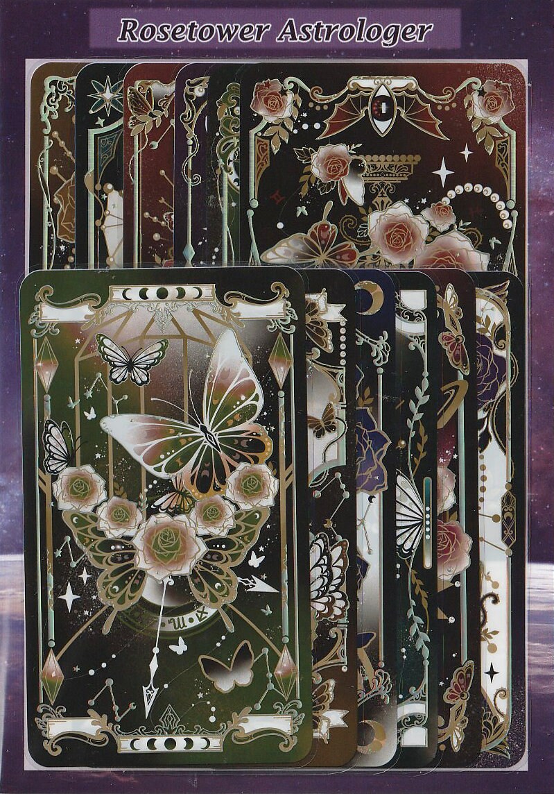 Apprentice Witch Stickers Crystal Clear Silver Detail Die-cut DIY Decal ...