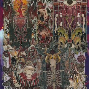 Dark Sirens Stickers Iridescent Die-cut Detail DIY Decal Deco Scrapbook ...