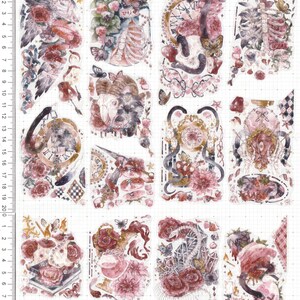 Deadly Strawberry Stickers Crystal Clear Iridescent Die-cut DIY Decal ...