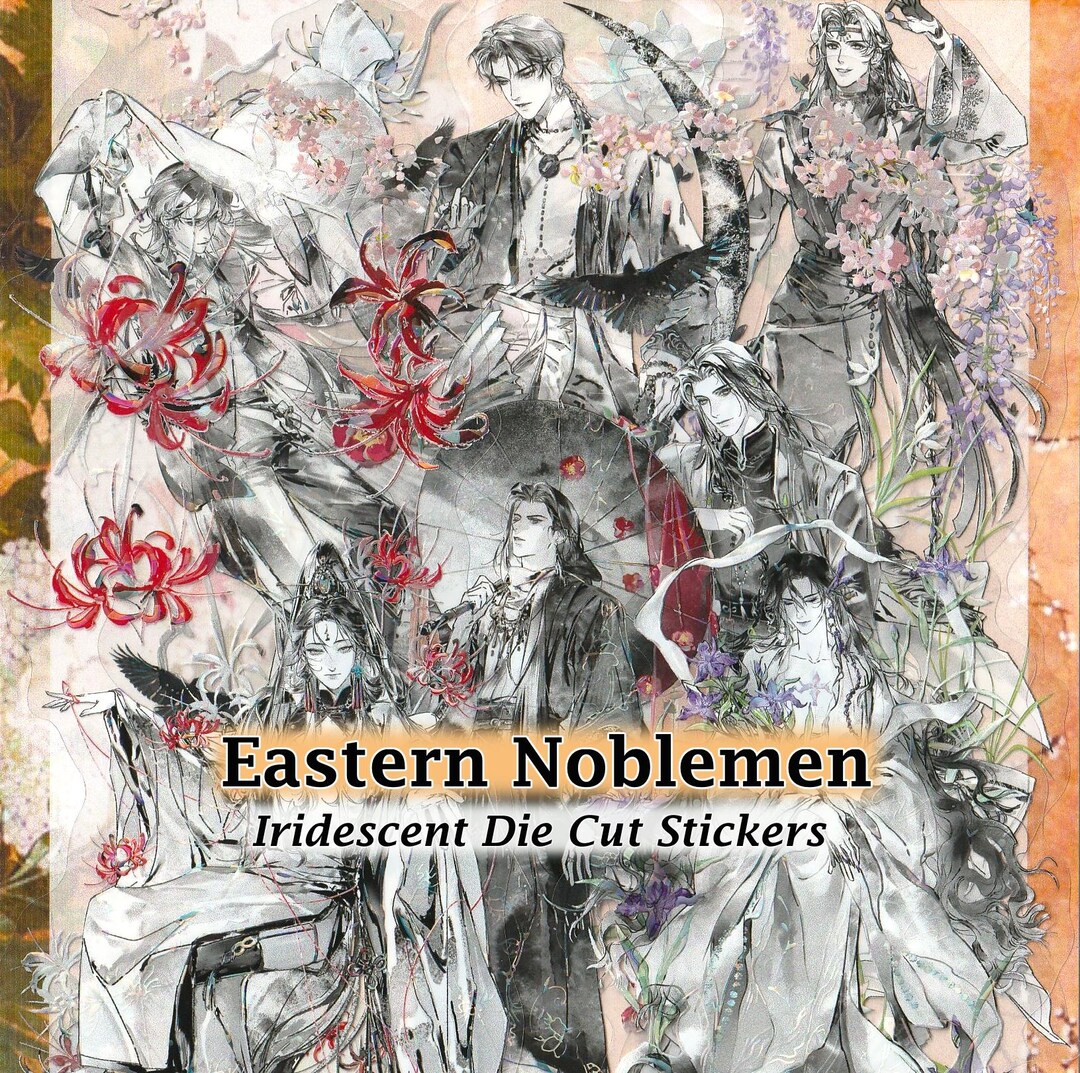Eastern Lords Stickers Clear Die-cut DIY Decal Deco Scrapbook Journal ...