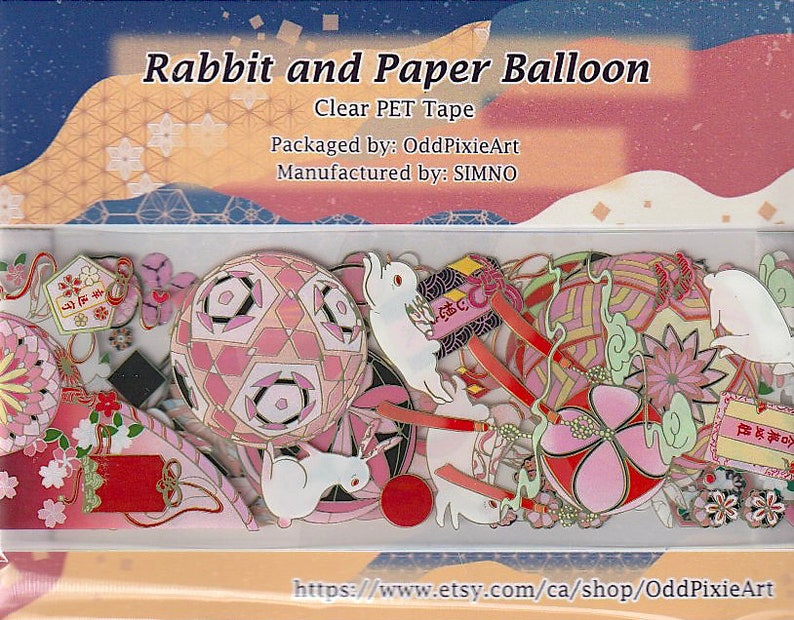 Flower Fans Sticker Tape PET Gold Detail DIY Decal Deco Scrapbook ...