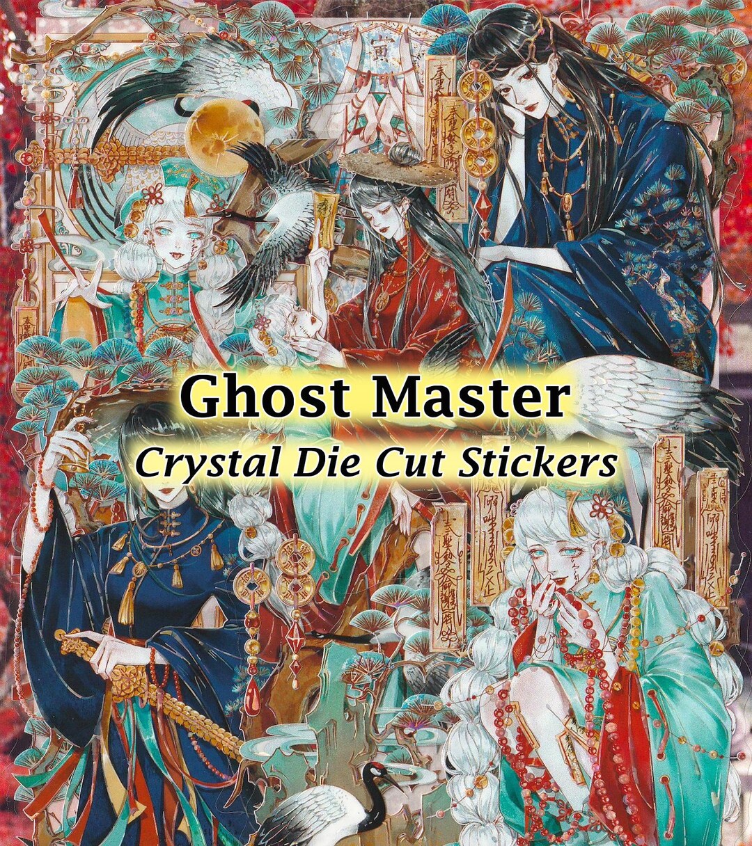 Ghost Master Stickers Clear Die-cut DIY Decal Deco Scrapbook Journal ...