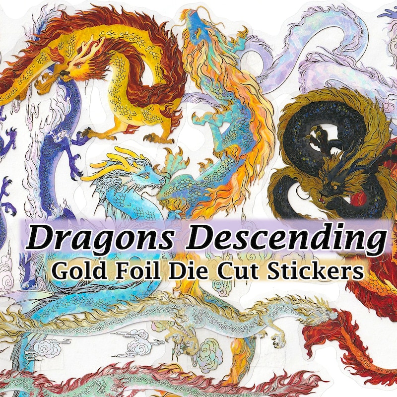 Gold Foil Stickers - Etsy