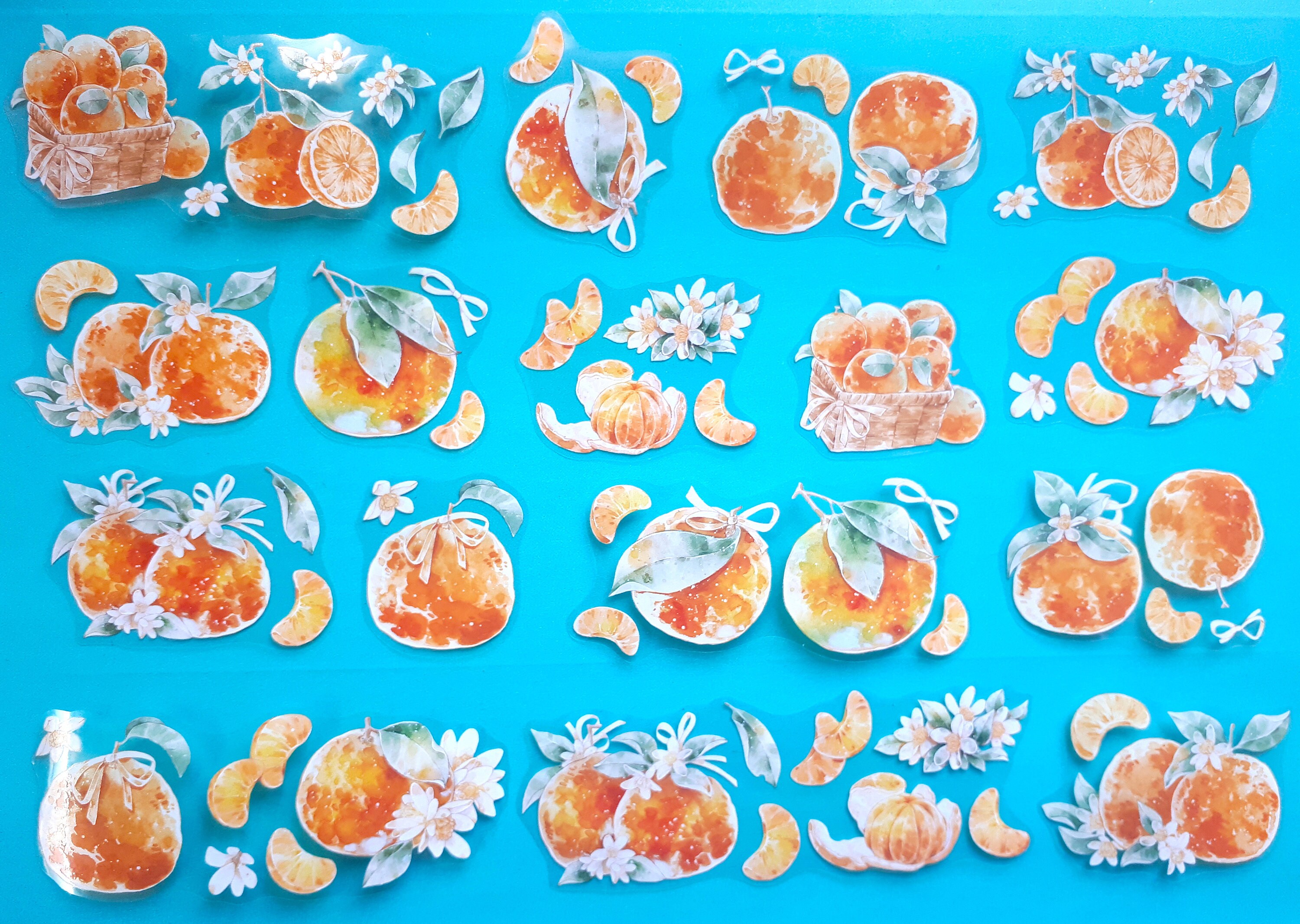 Cute Pastel Girls Stickers Crystal Clear Die-cut DIY Decal Deco ...