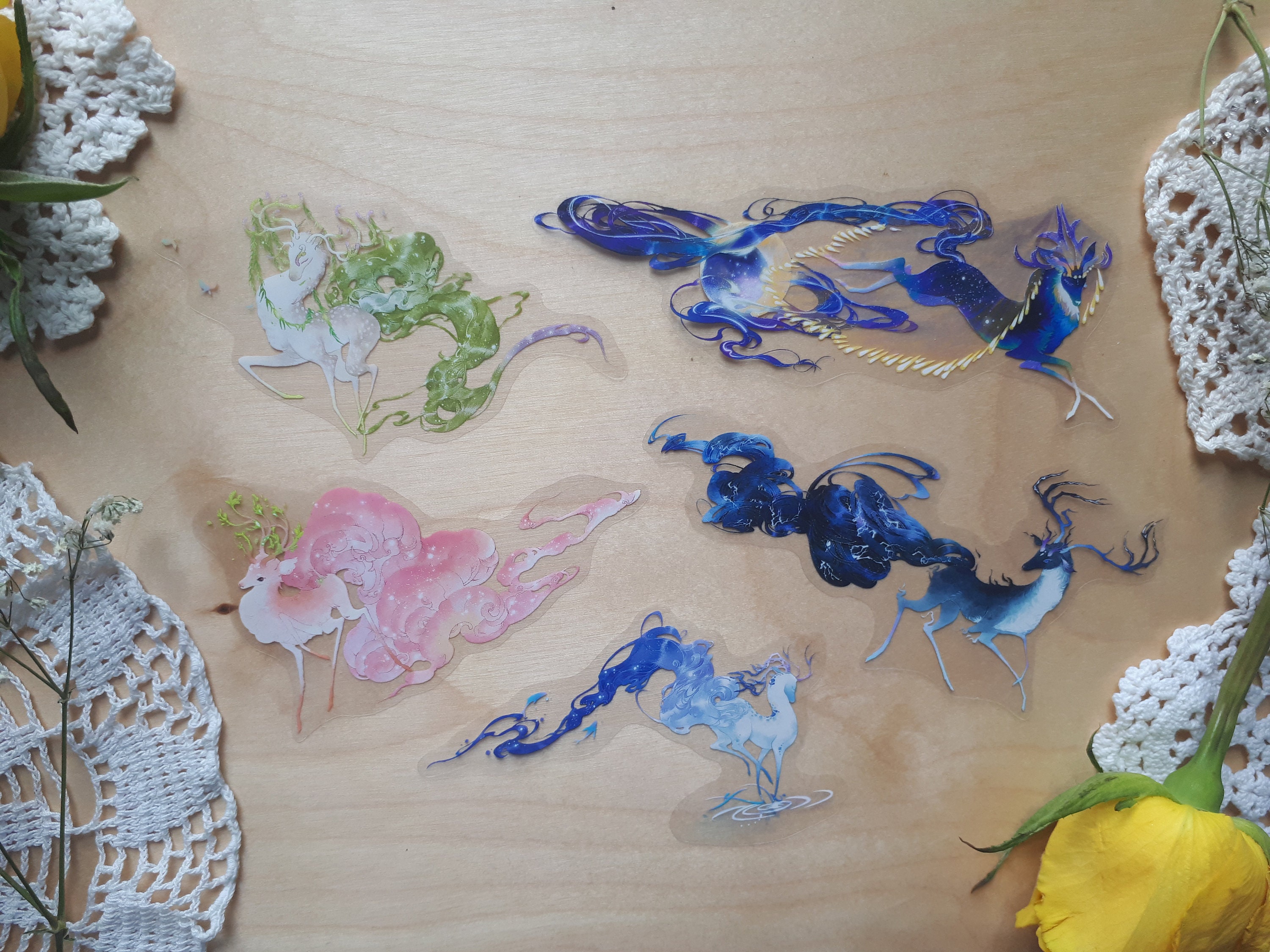 Swan Lake Stickers Crystal Clear Die-cut DIY Decal Deco - Etsy