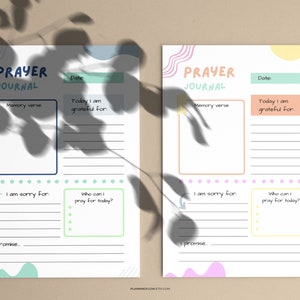 Kids Prayer Journal Printable Christian Printable for Kids - Etsy
