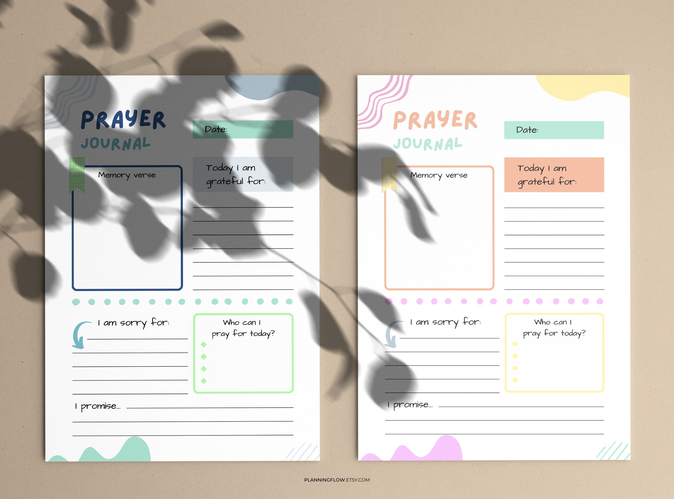 Kids Prayer Journal Printable Christian Printable for Kids - Etsy