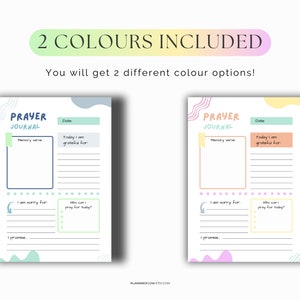 Kids Prayer Journal Printable Christian Printable for Kids Prayer ...