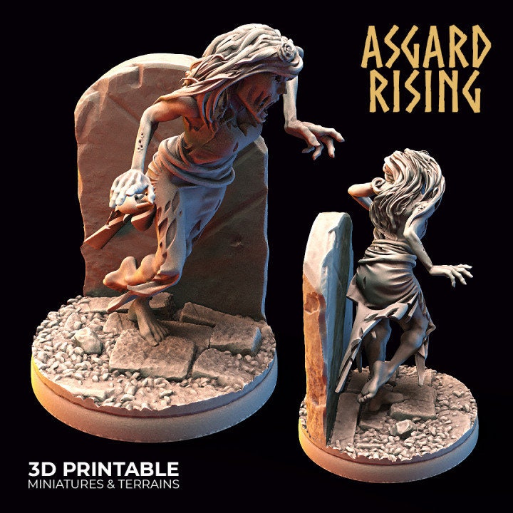 Undead Zombies in 32mm 28mm & 15mm Scale Asgard Rising - Etsy