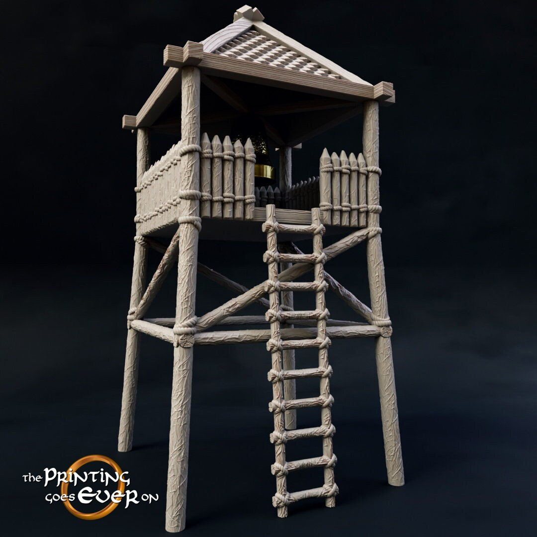 Wooden Watchtower 28mm Scale - Etsy