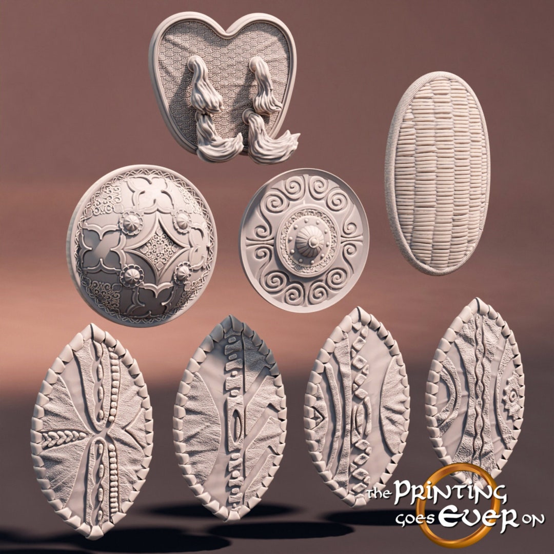 Southerner Shields 28mm Scale the Printing Goes Ever On - Etsy