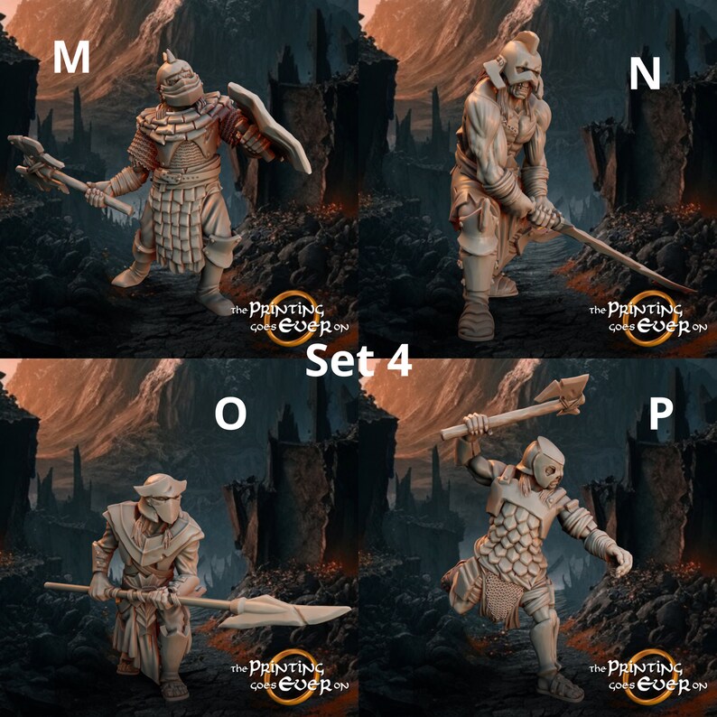 Assault Orcs Set 28mm Scale the Printing Goes Ever On - Etsy