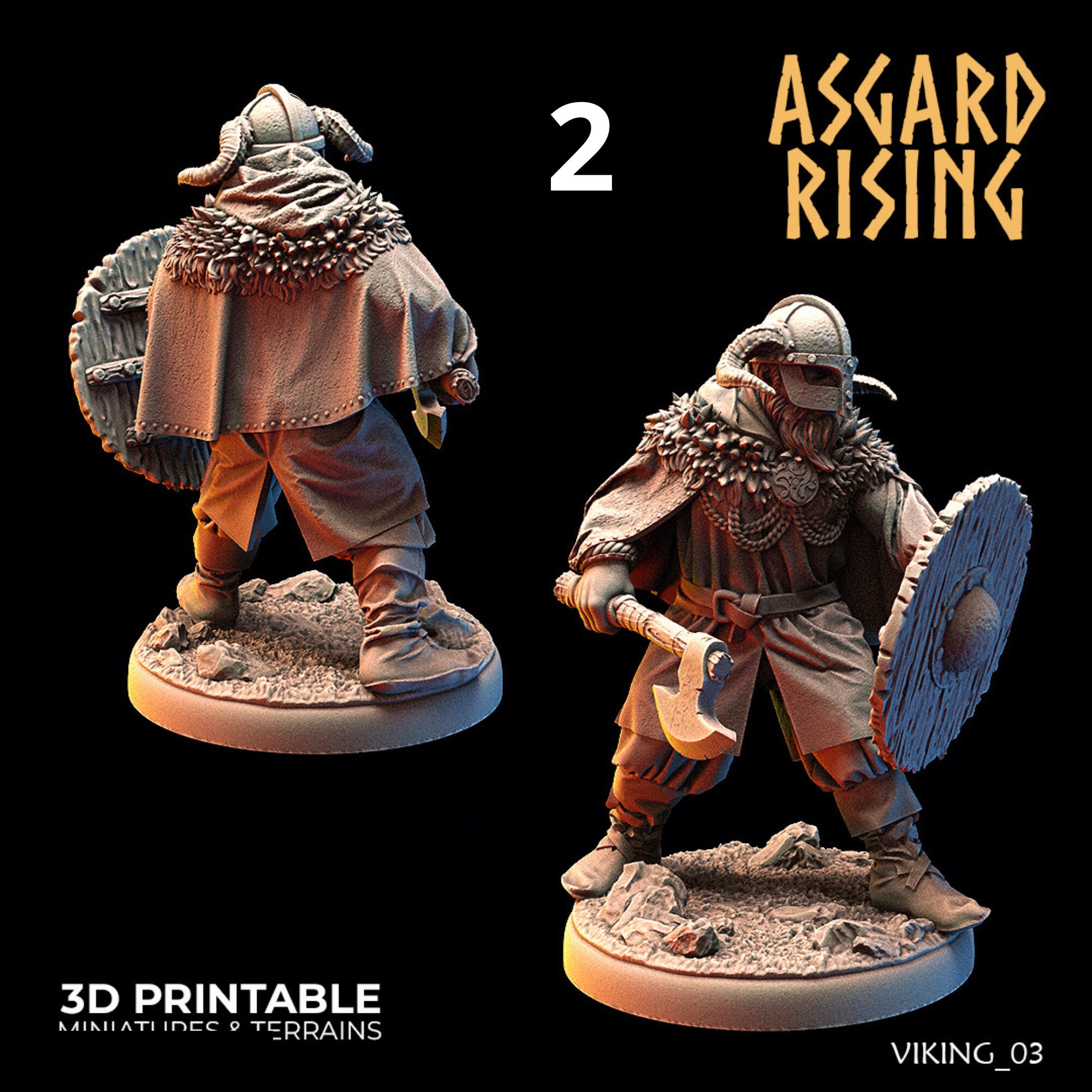 Viking Warriors in Armour Set 28mm 32mm Scale Asgard - Etsy