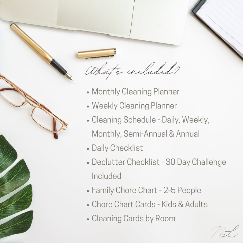 Cleaning Planner Bundle Template Weekly Cleaning Schedule Editable ...