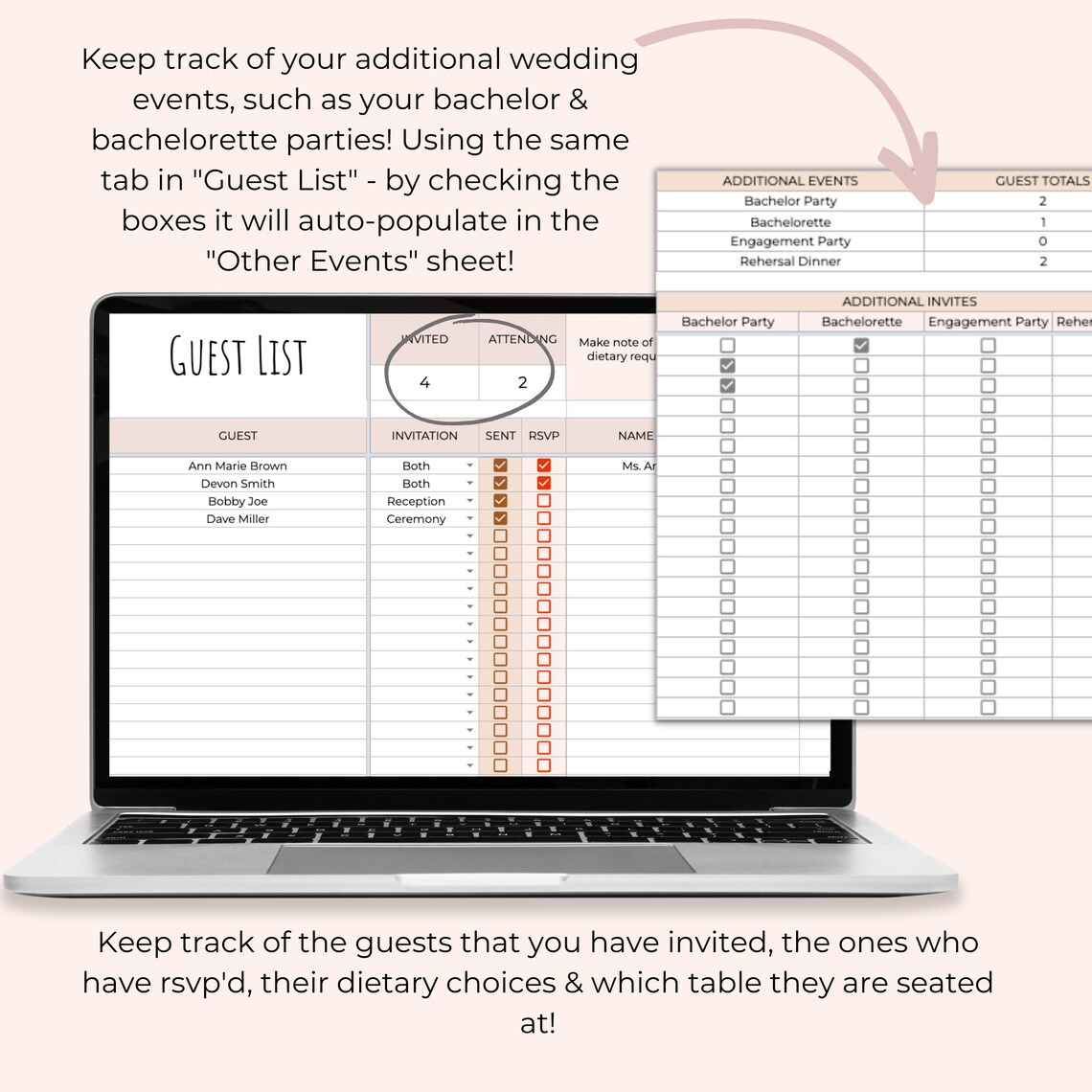 Wedding Planner Checklist Wedding Budget Google Sheets Spreadsheet ...