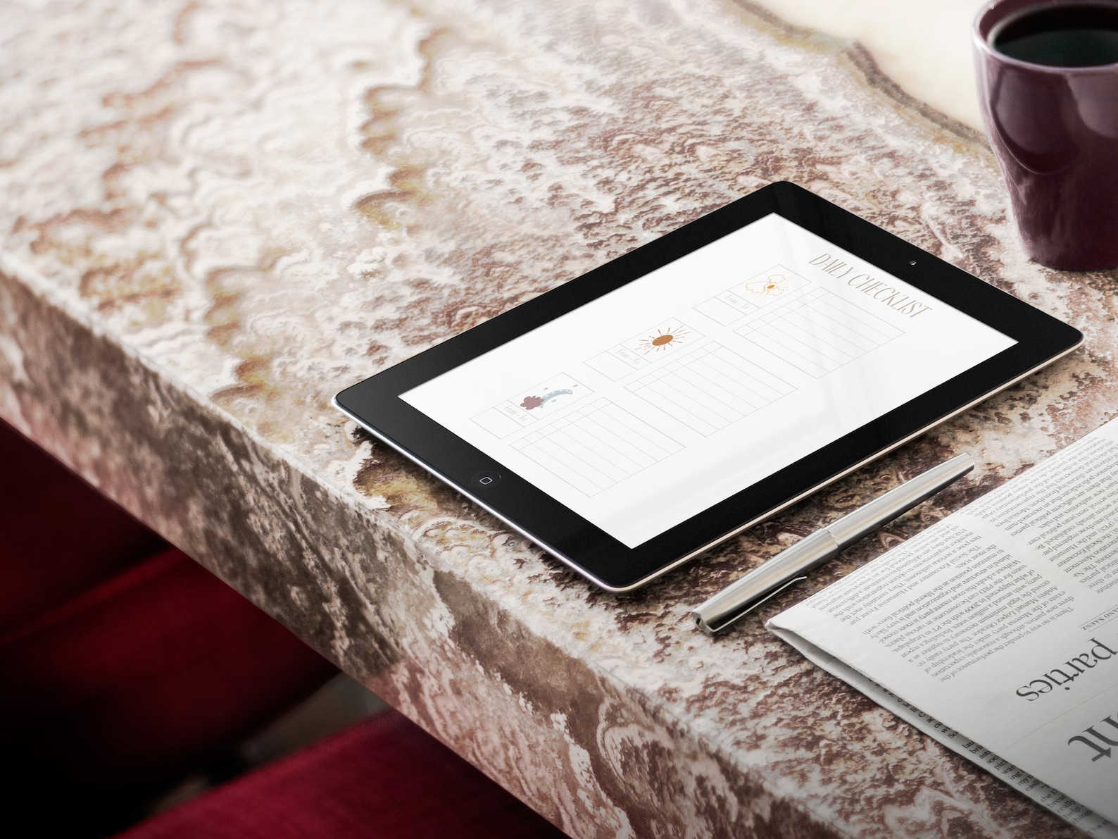 Daily Checklist Digital Daily Checklist Printable Canva - Etsy