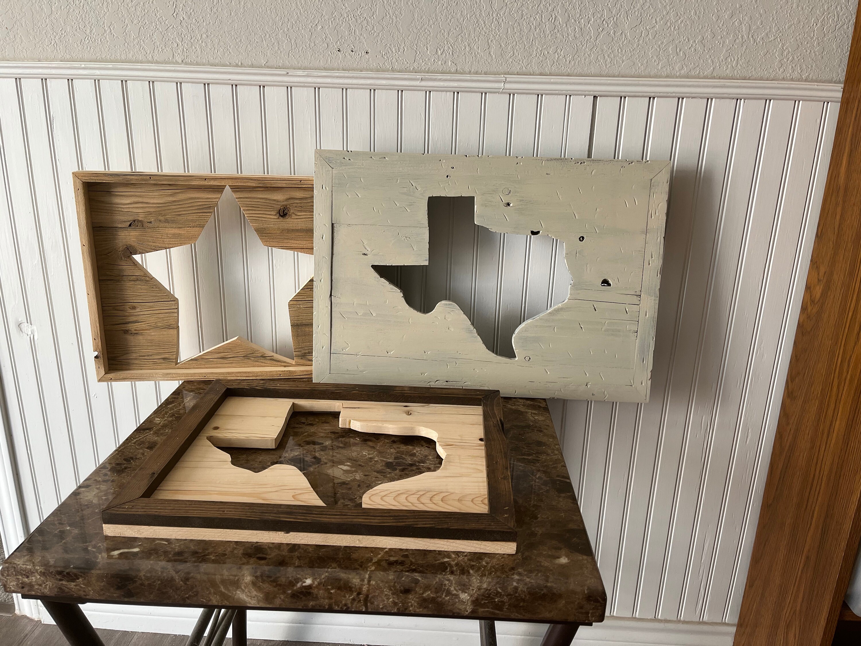 Rustic Reclaimed and Distressed Wall Decor in the Shape of Texas - Etsy
