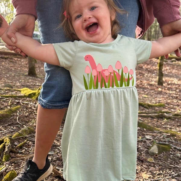 Dinosaur Dress - Etsy