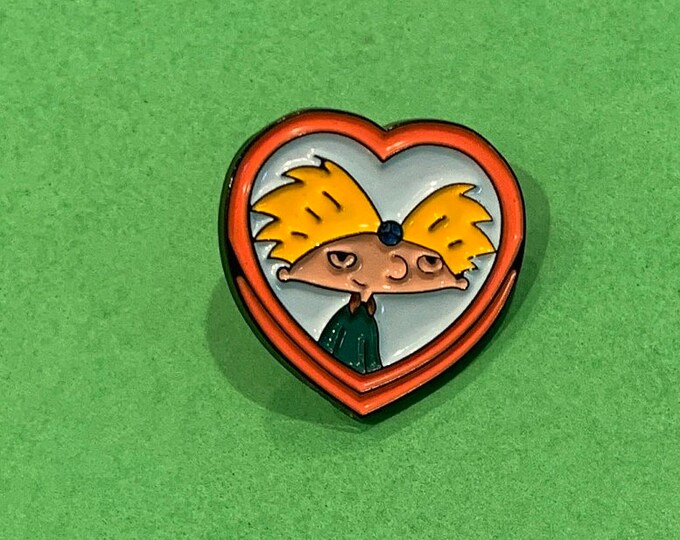 Enamel Pin| Hey Arnold! | Lapel Pin| Nickelodeon Brooch - Etsy