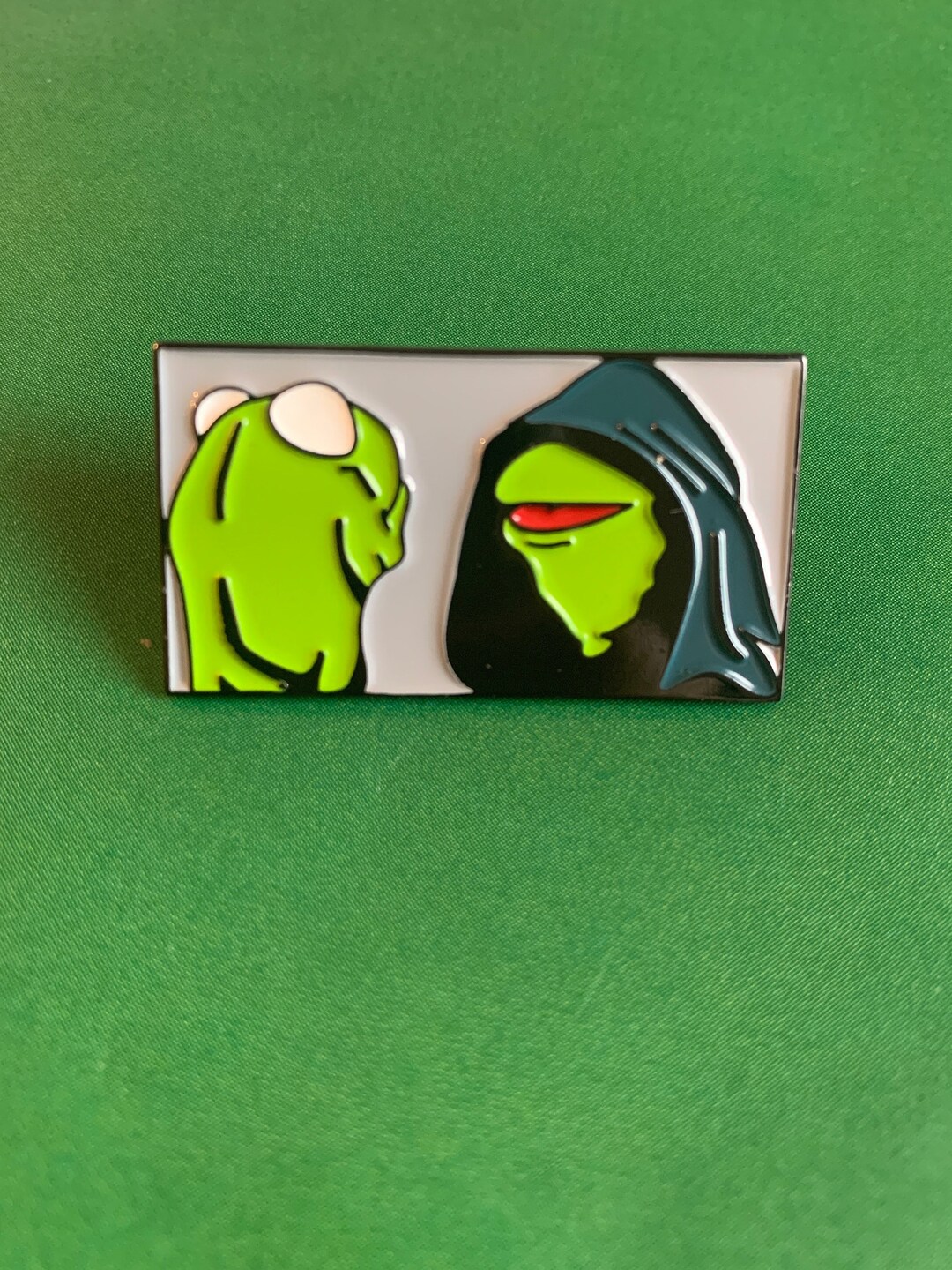 Enamel Pin Kermit the Frog Lapel Pin Meme - Etsy