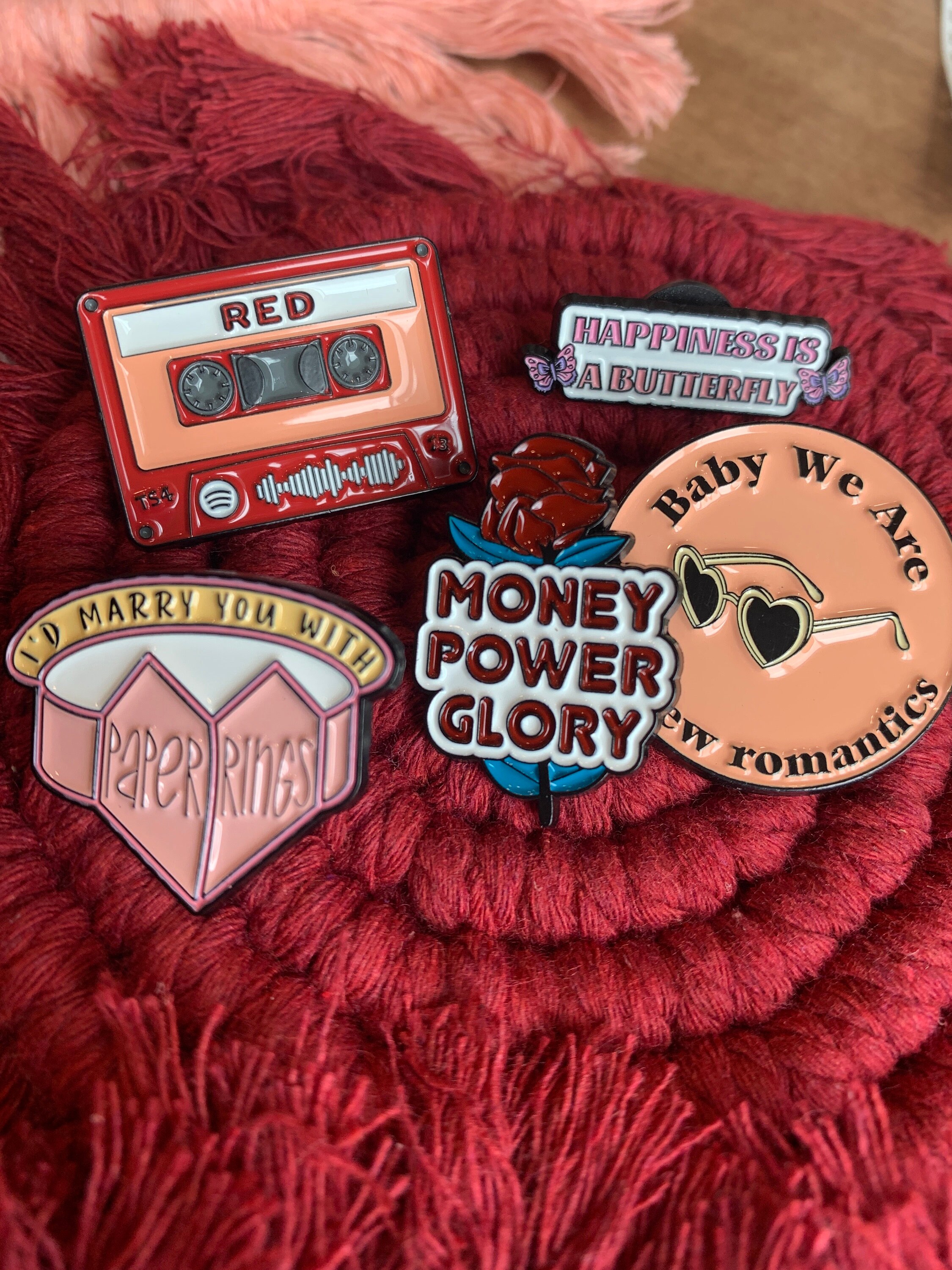 Enamel Pin Bundle Taylor Swift Albums and Lyrics Lapel Pins Cute Gift ...