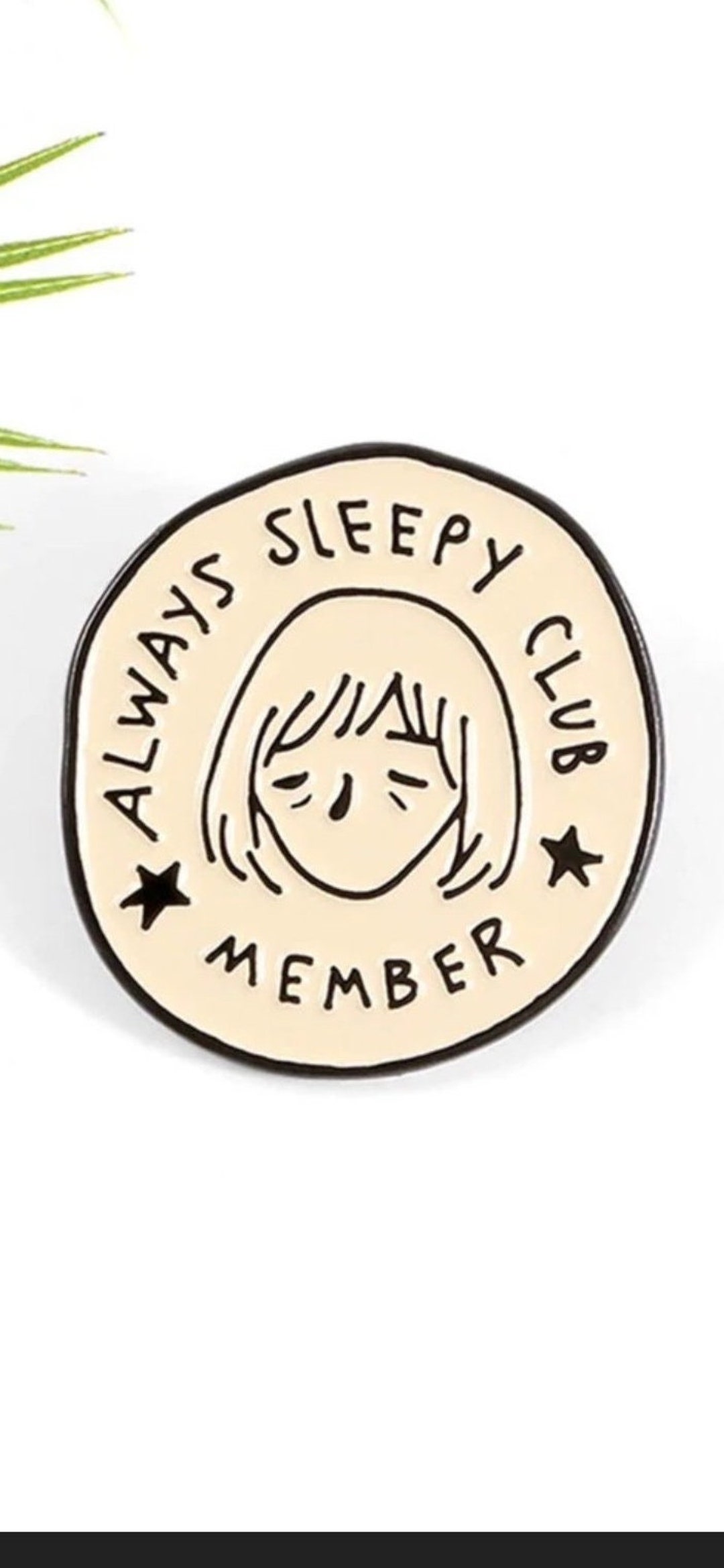 Enamel Pin| Always Sleepy Club | Lapel Pins| Funny Brooch Y2k ...
