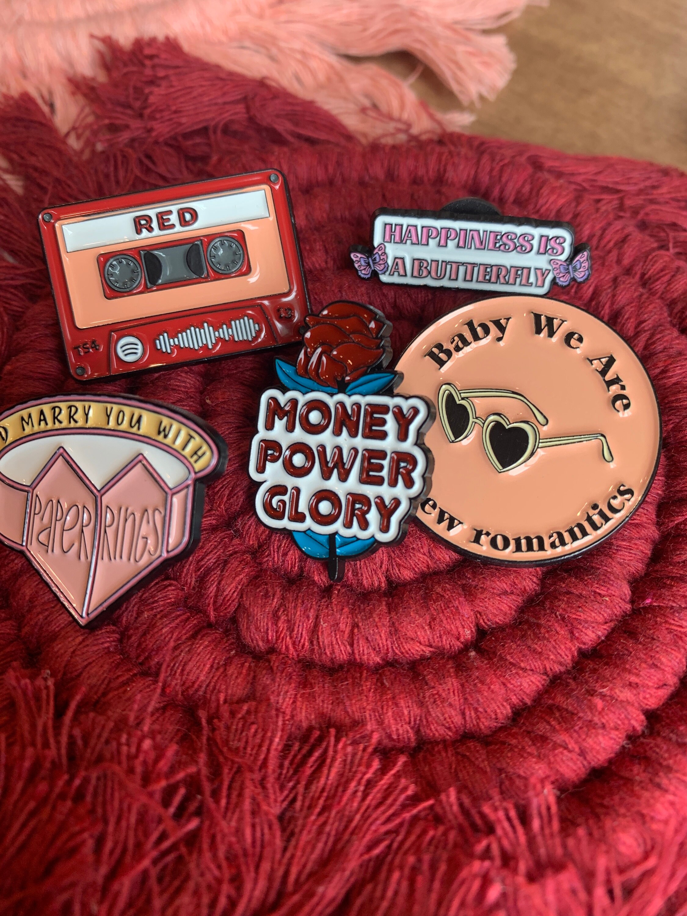 Enamel Pin Bundle Taylor Swift Albums and Lyrics Lapel Pins Cute Gift ...