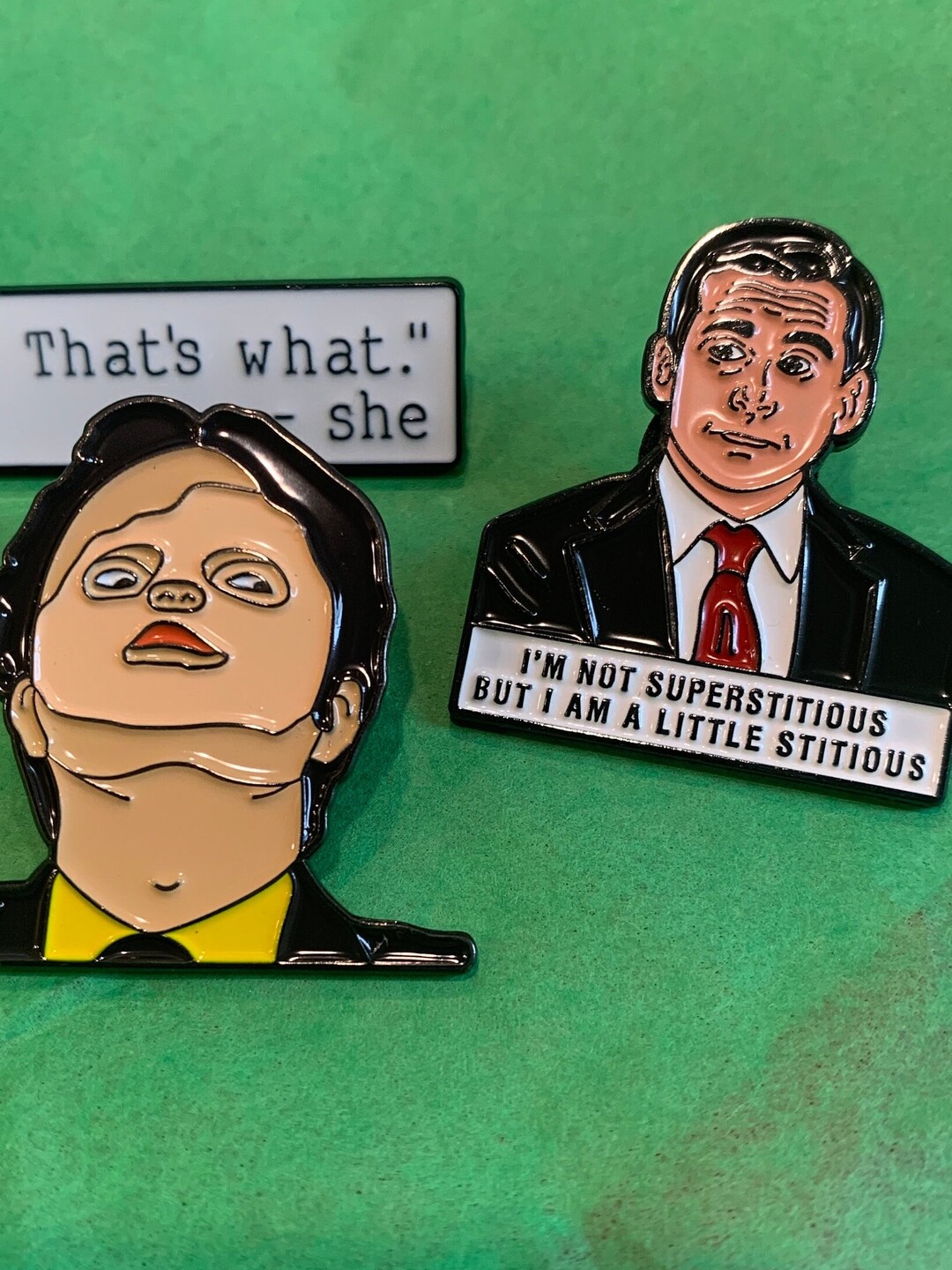 Enamel Pin Bundle the Office Tv Show Lapel Pins Cute Funny Gift Gen Z ...