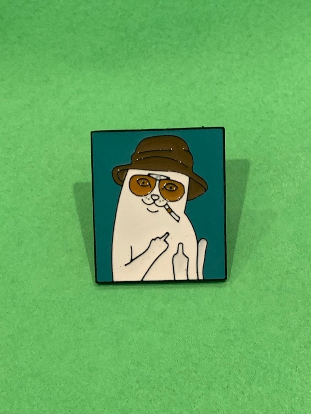 Enamel Pin Cat Meme Lapel Pins Cute Funny Gift - Etsy