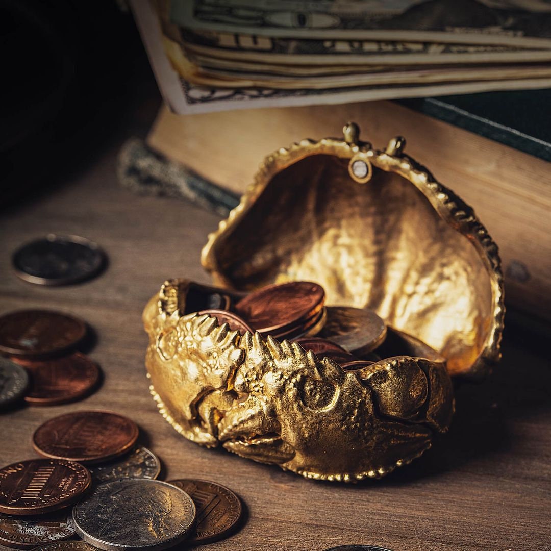 Brass Crab Keepsake Box. Gift for Him. Crustaceancore. Crab Enthusiast ...