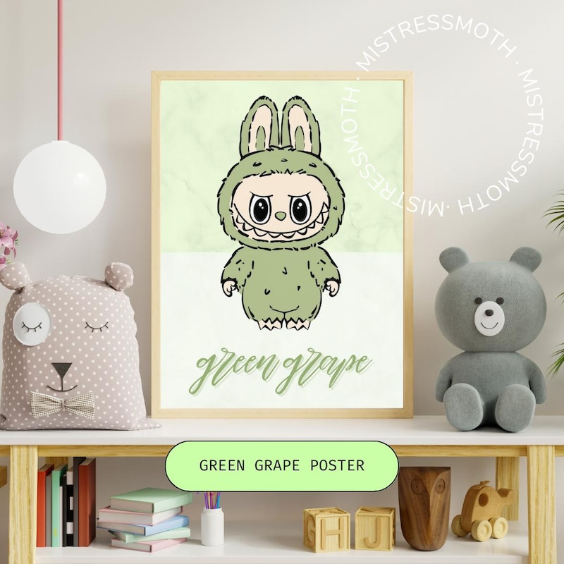 Labubu Green Grape - Etsy