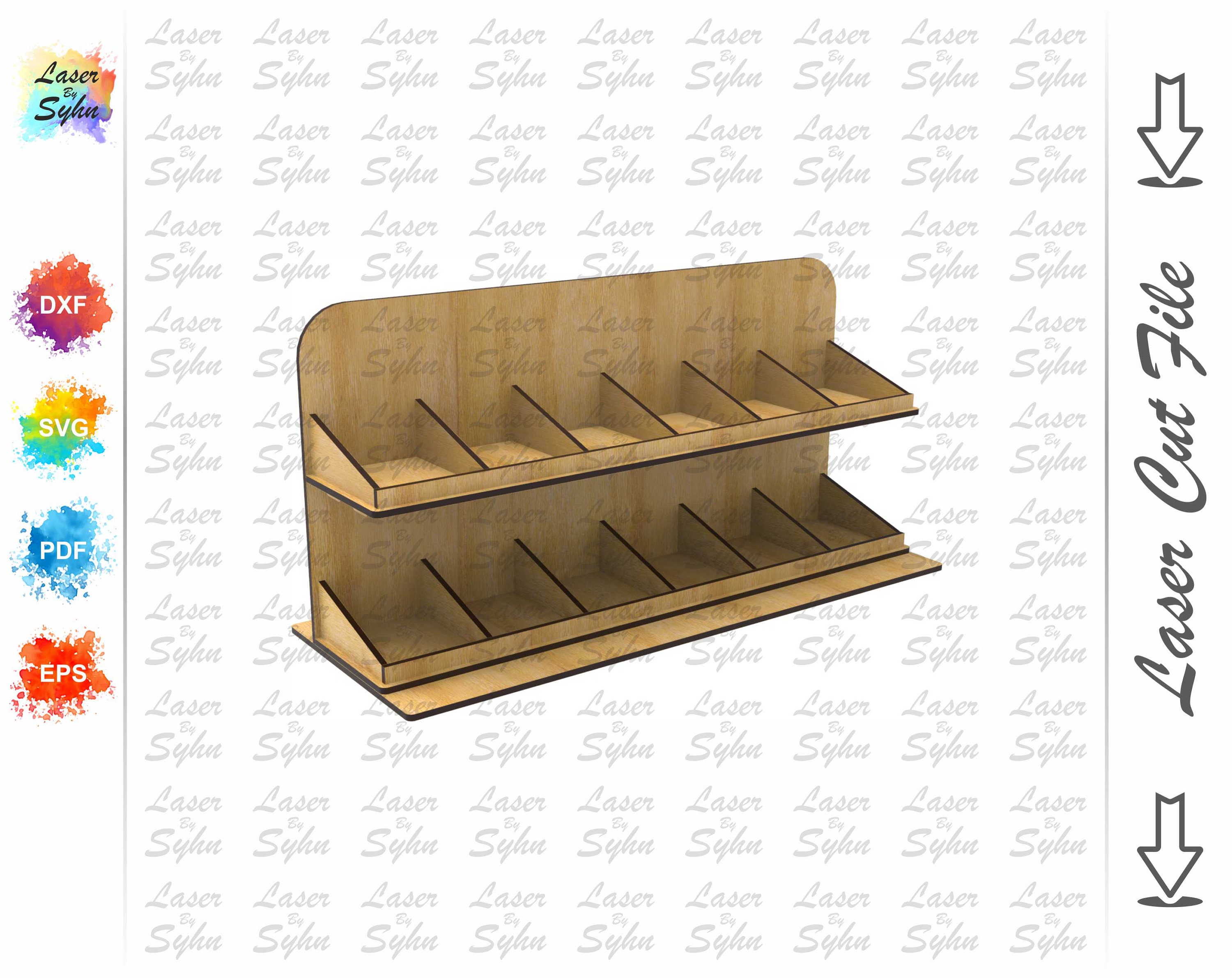Laser Cut Demountable Display Stand SVG, Magnet Display Stand SVG ...