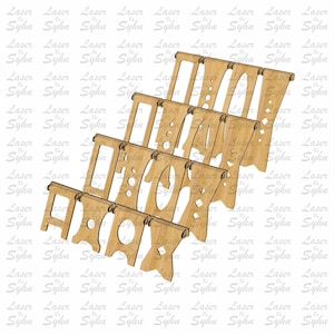Laser Cut Legs for Photo Frames SVG File, Easel Stand Backs, Photo ...