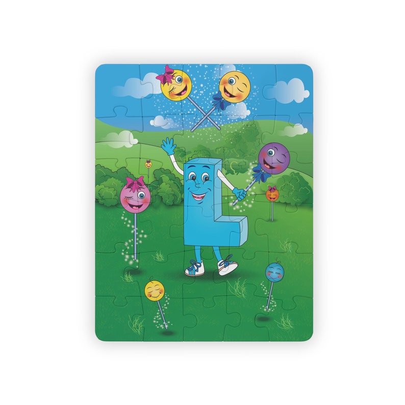 Alpha Buddies Lovable louie Louie L Kids' Letter Aphabet Puzzle, 30 ...