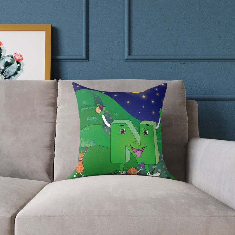 Alpha Buddies Naughty Nate N Spun Polyester Pillow - Etsy