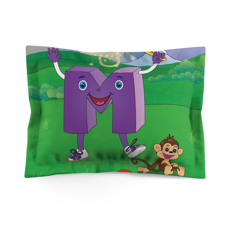 Alpha Buddies Magic milo M Microfiber Pillow Sham - Etsy