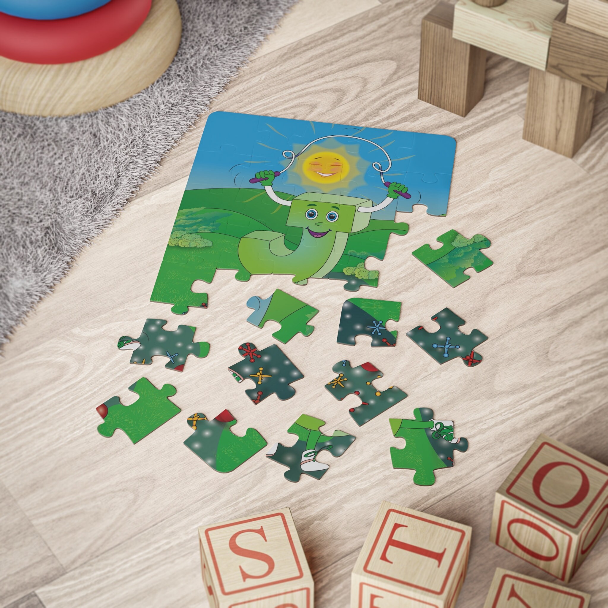 Alpha Buddies joker J Kids' Letter Alphabet - Etsy