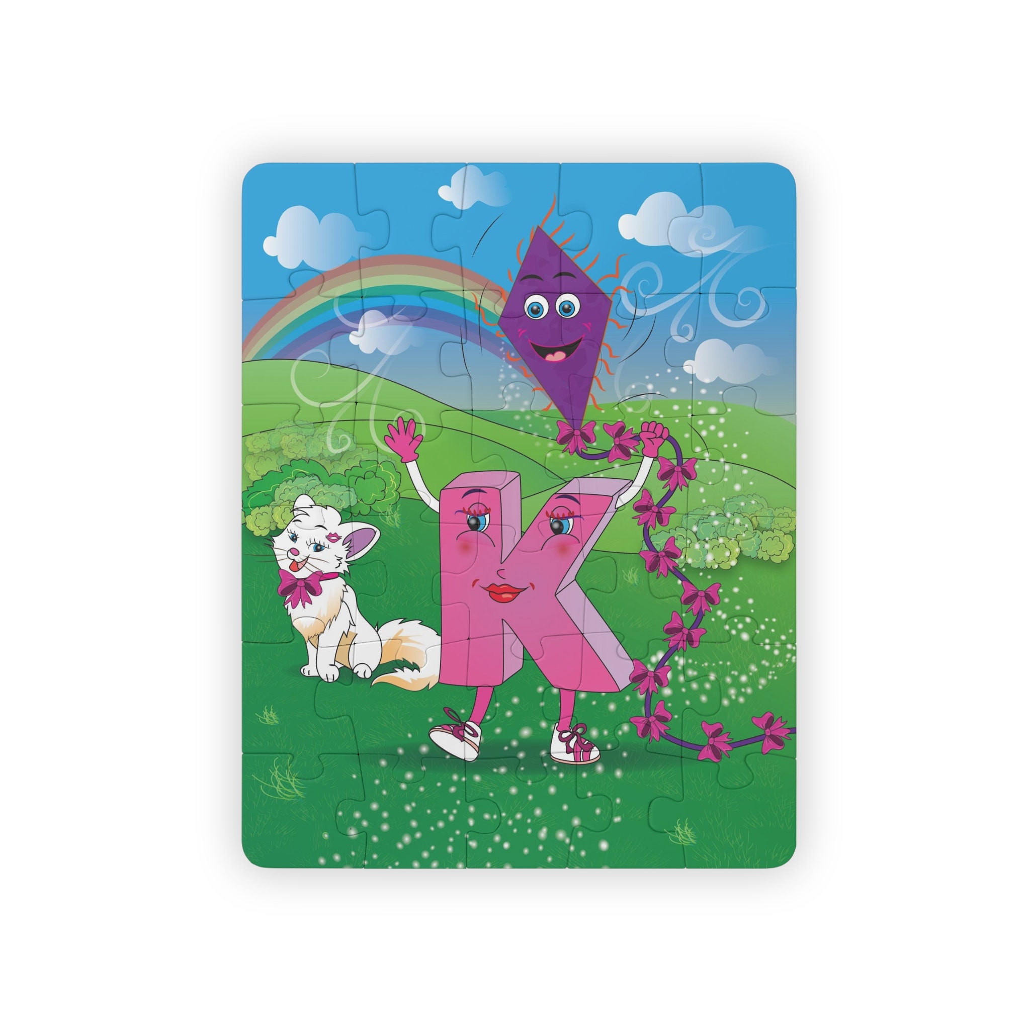 Alpha Buddies kala K Letter Alphabet Kids' Puzzle, 30-piece - Etsy