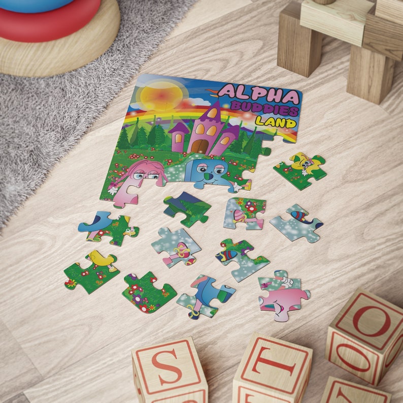 Alpha Buddies Land Kids' ABC Alphabet Puzzle, 30-piece - Etsy
