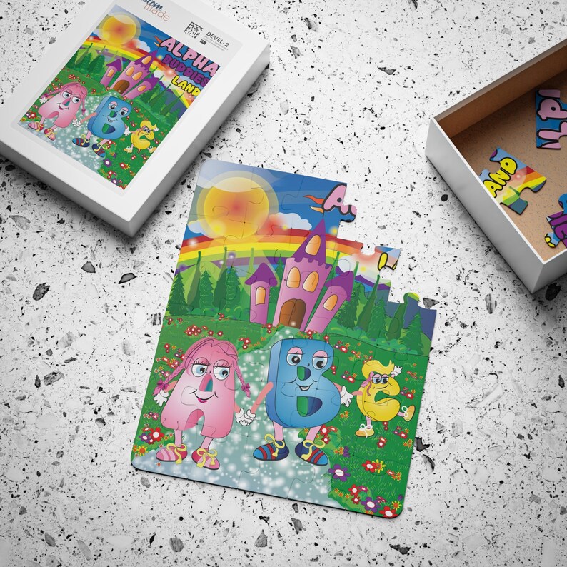Alpha Buddies Land Kids' ABC Alphabet Puzzle, 30-piece - Etsy