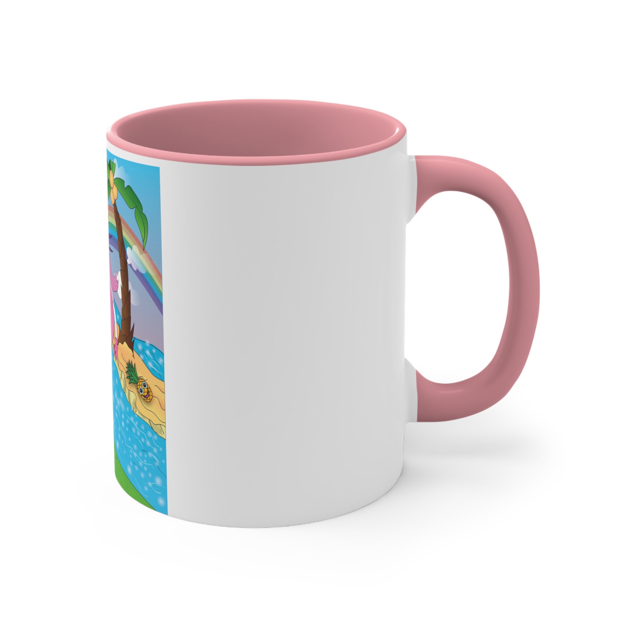 Alpha Buddies Pretty Pink Peta P Accent Coffee Mug, 11oz - Etsy