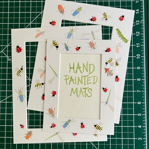 Critter Mats multi Sizes Hand Painted in Bugs & Bees - Etsy