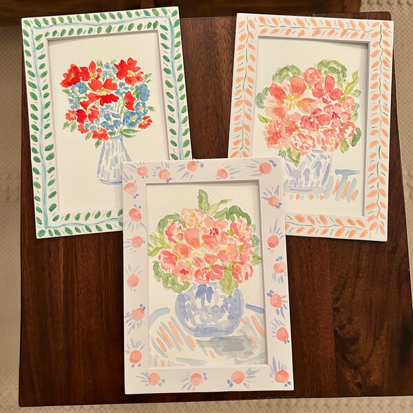 Hand Painted Frame - Etsy