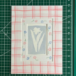 Mat for 9x12” Frame, 6x8” Opening- Hand Painted, Multi Options - Etsy