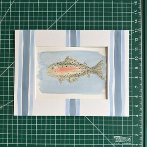 Mat for 9x12” Frame, 6x8” Opening- Hand Painted, Multi Options - Etsy