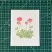 8x10” Watermelon Pink Geraniums- Original Watercolor - Etsy