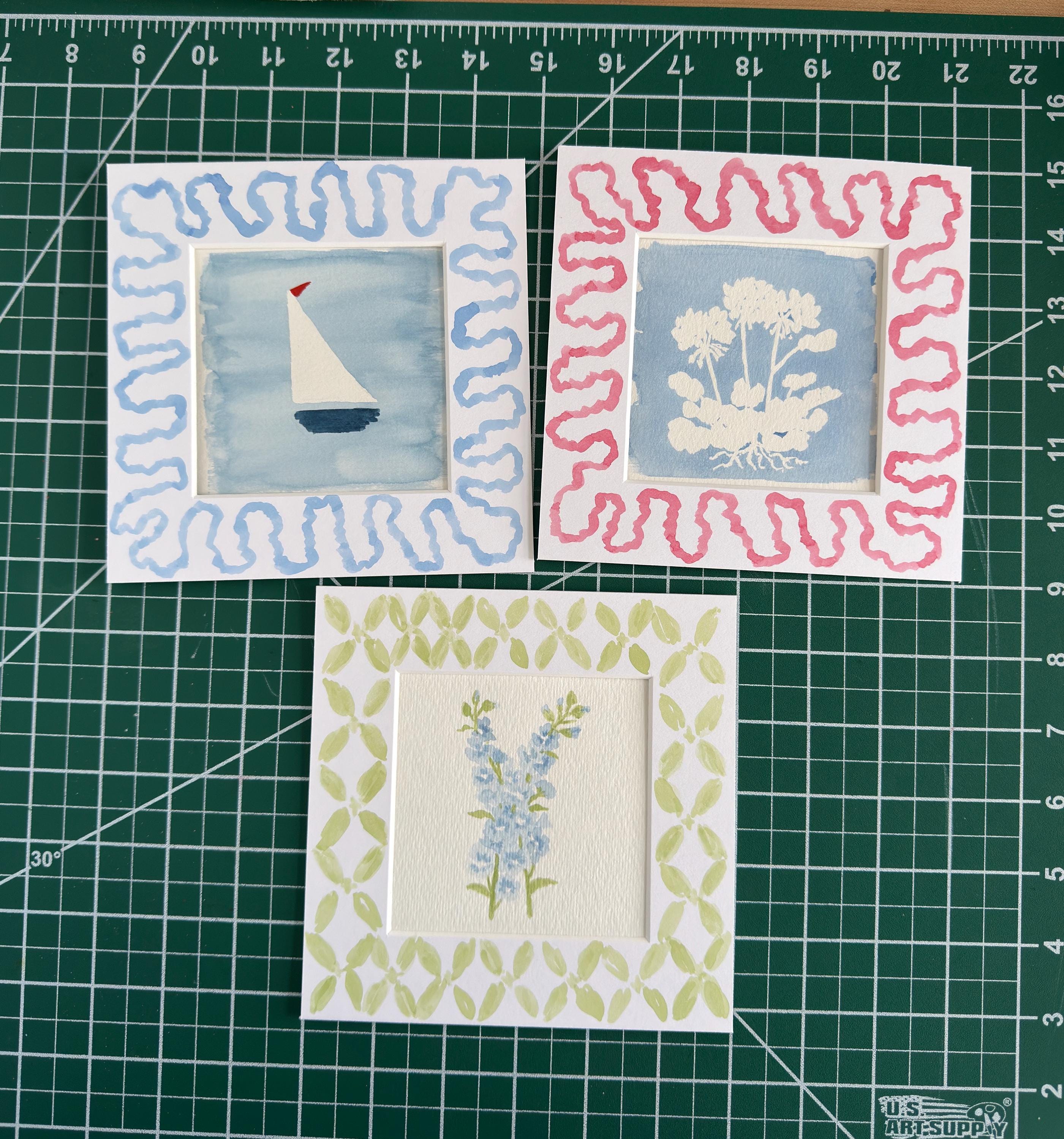 Mat for 6x6” Frame, 4x4” Opening - Etsy