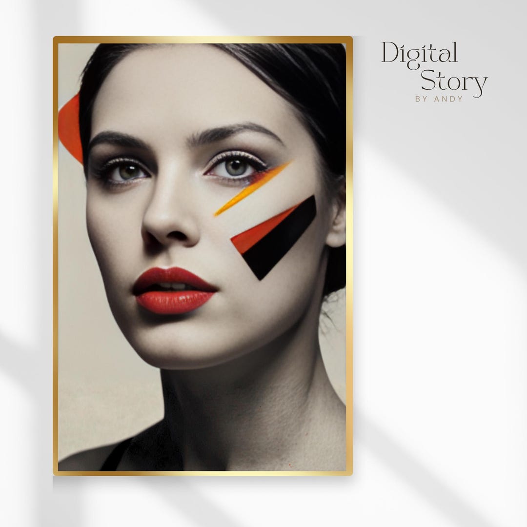 Graphic Propaganda Woman - Etsy