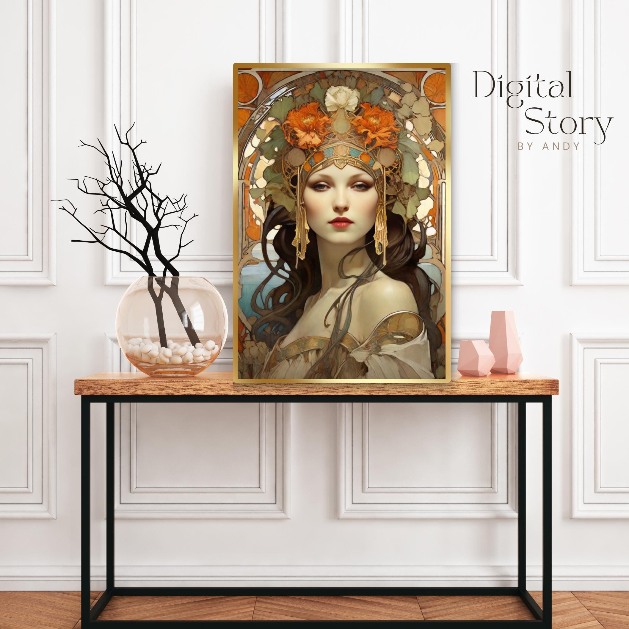 Inspired by Mucha Series - Etsy