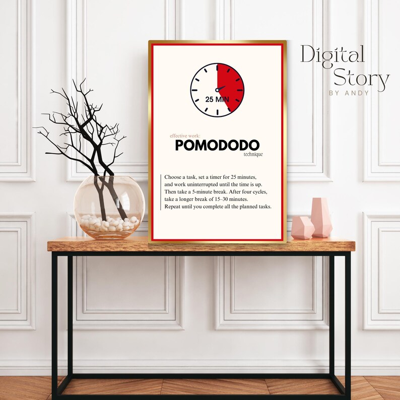 Pomodoro Technique - Etsy